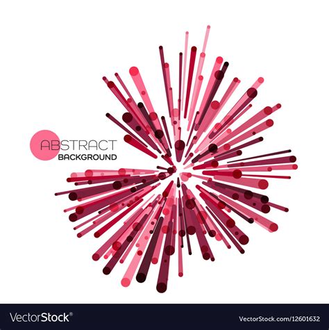 Explosion Lines Royalty Free Vector Image Vectorstock