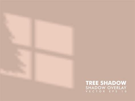 Premium Vector Tree Shadows On The Windows