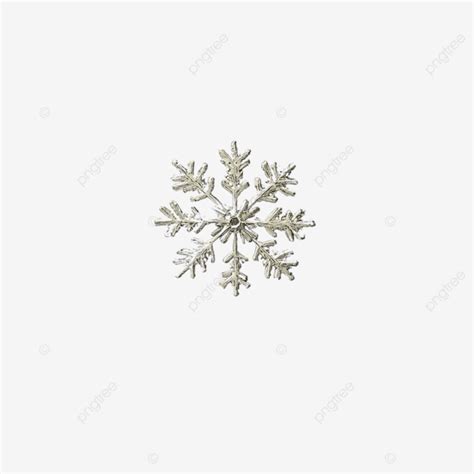 Floating Snowflake On Snowy Ground Snowflake Blue White Png