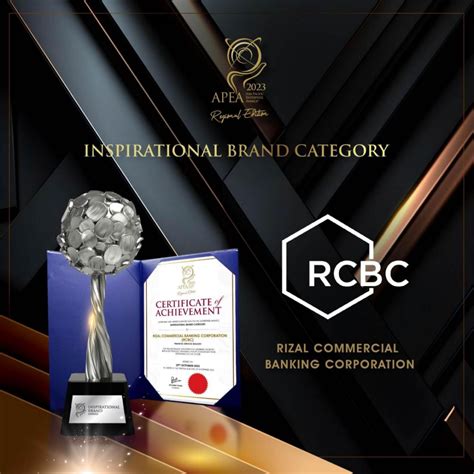 Rcbc Lauded As Asia Pacific Region S Inspirational Brand Philippines