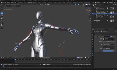 Adding Ik To The Unreal Mannequin In Blender Animation And Rigging Blender Artists Community