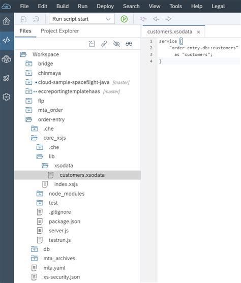Use Xsodata To Expose Hana Tables As Odata Service Sap Community