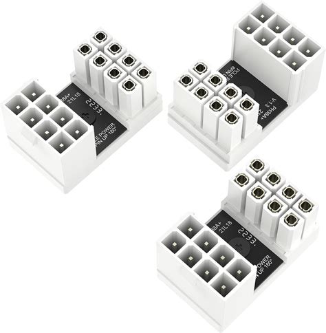 3 Pack Pcie 8 Pin 180 Degree Adapter U Turn 180 Australia Ubuy