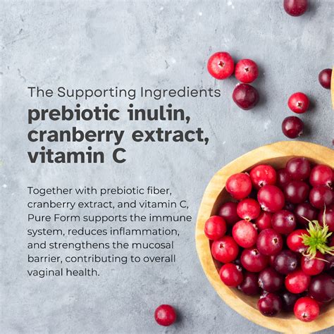 Pure Form Preprobiotic For Women 50b Cfu Lactobacilli Strains