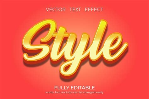 Premium Vector A Red Background With The Text Style Effect