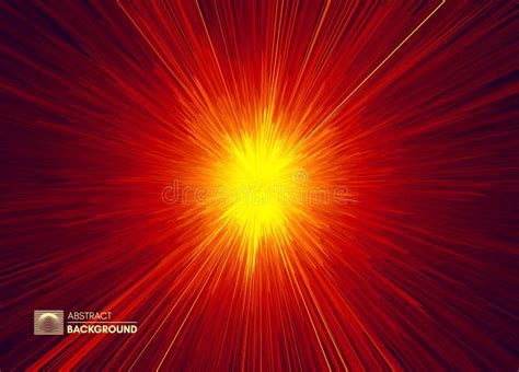 Background With Explosion Starburst Dynamic Lines Solar Or Starlight Emission 3d Futuristic