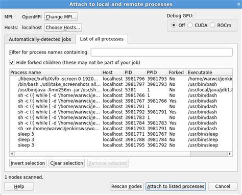 Attach To Running Programs Linaro Forge 23 1 1 Documentation