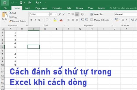 How To Number The Lines In Excel