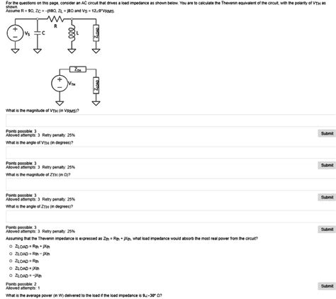 solved for the questions on this page consider an ac circuit that