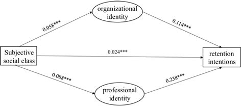 A Dual Mediation Model Path Coefficient Diagram Note P