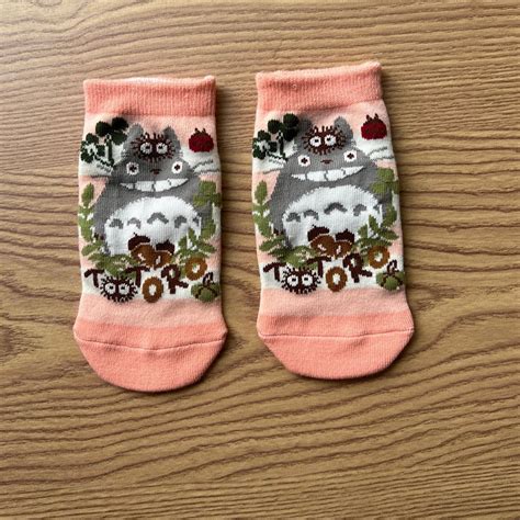 My Neighbor Totoro Totoro And Friends Version 2 Ankle Socks — Little