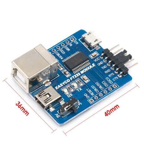 3 In 1 FT232RL USB To Serial Module USB MINI Micro To UART Robu In Indian Online Store