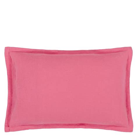 Biella Cerise And Hibiscus Linen Bed Linen Designers Guild Uk