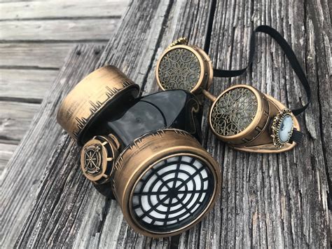 Steampunk Goggles Rave Glasses Victorian Gcg Aviator Cosplay Etsy