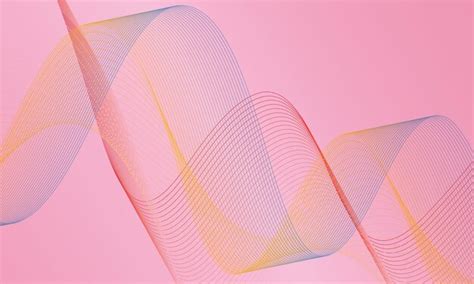 Premium Vector Modern Simple Abstract Seamlees Colorful Wavy Air Line