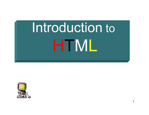UNIT 2 HTML 2 947 Hypertext Markup Language To Web Page Designing