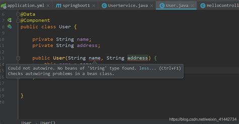 Could Not Autowire No Beans Of String Type Found Checks Autowiring