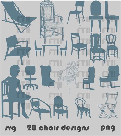 Chair Svg Chair Png Chair Svg Bundle Etsy