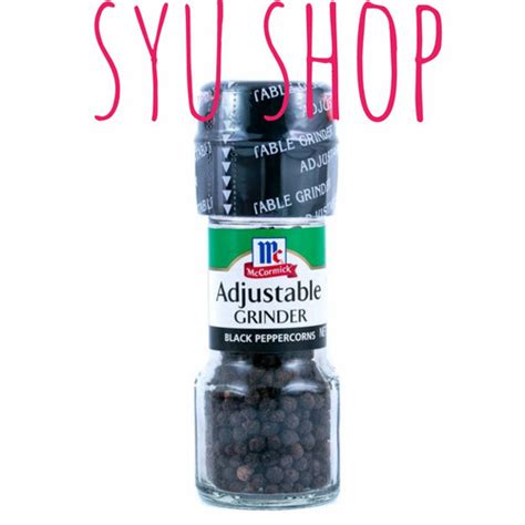 Jual Mccormick Black Pepper Adjustable Grinder 35 Gr Blackpepper Mc
