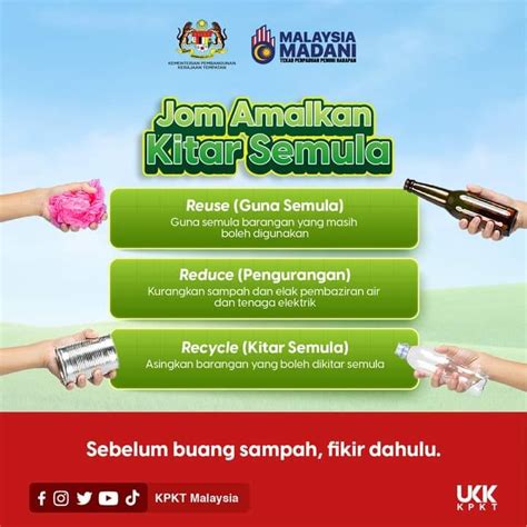 Abim Sebelum Membuang Sampah Asingkan Sisa Yang Boleh Dikitar Semula
