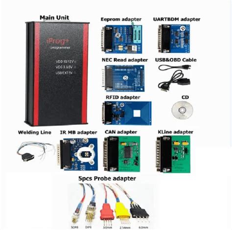 Iprog V87 Programmer With 7 Adapters And Probes At ₹ 8050 Ic Chip Programmer In Thane Id