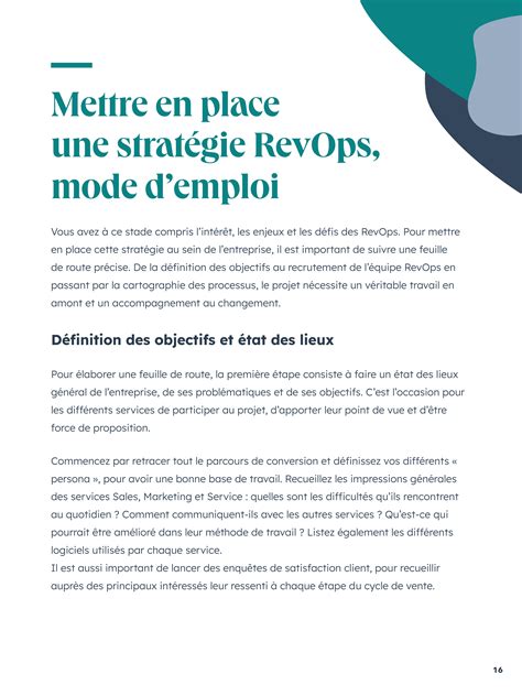 le guide complet pour déployer une stratégie revops