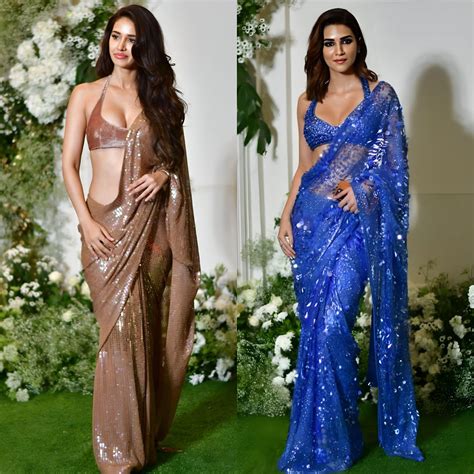 Bollywood Saaree Fight Fight For 3rd Place Disha Patani Vs Kriti