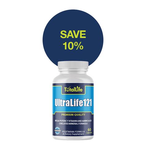 Get Up To 2 FREE Bottles of UltraLife121 - TotalLife Nutritionals