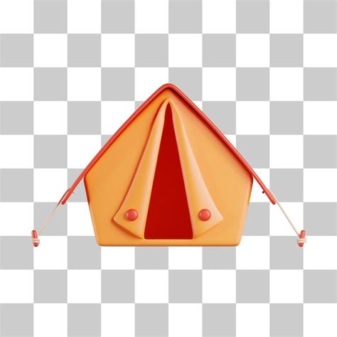 Premium Psd Tent 3d Icon