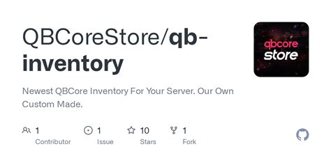 Issues · Qbcorestoreqb Inventory · Github