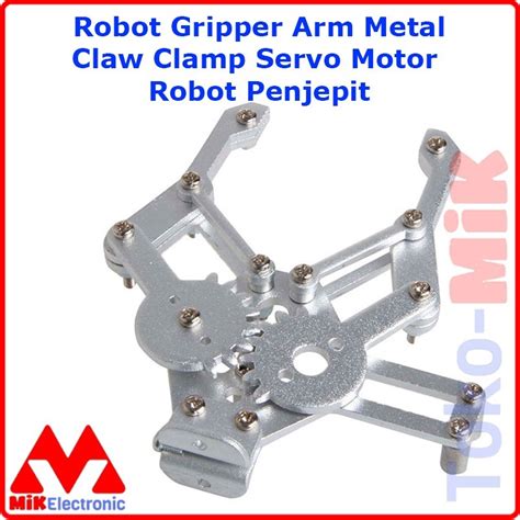 jual metal robot gripper claw clamp arm manipulator capit penjepit