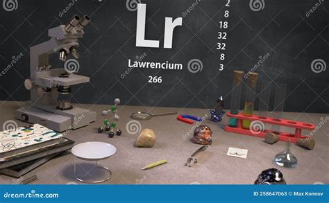 Element 103 Lr Lawrencium Of The Periodic Table Infographic Stock Video Video Of Table Number