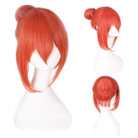 Gintama Gintama Kagura บุญผ้าโพกศีรษะผ้าไหมอุณหภูมิสูง Cos วิกผมจุด