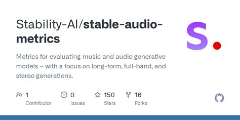Stable Audio Metrics Examples README Md At Main Stability AI Stable Audio Metrics GitHub