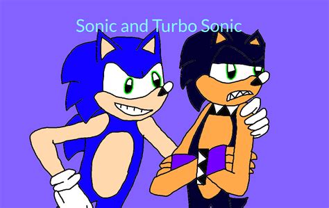 Sonic And Turbo Sonic By Sonicthecoolhog123 On Deviantart