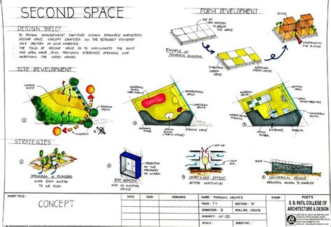 Campus Design Concept Sheet Architecture Design Concept Architecture