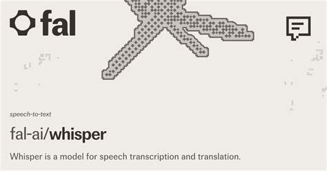 Whisper Speech To Text Falai