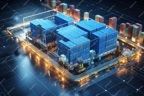 Premium Photo Smart Technology Concept With Global Logistics