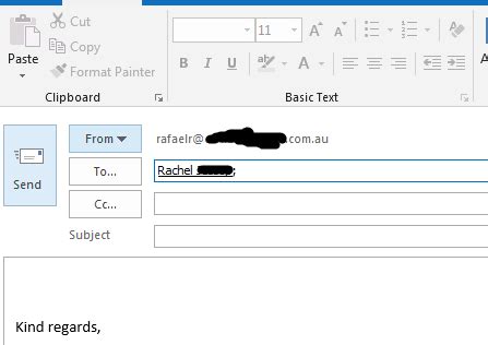 Outlook Office Loads Wrong Display Name On To Field Microsoft Community Hub