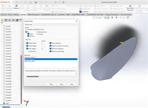 Need Help Fixing An Invalid Edge Rsolidworks