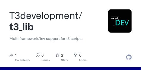 GitHub T3development T3 Lib Multi Framework Inv Support For T3 Scripts