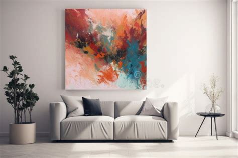 Minimalist Art Piece Featuring A Simple Geometric Shape In Primary