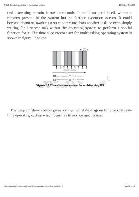 Rtos Scheduling Policies 1 Embedded Systempdf Operating Systems