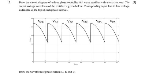 Solved 2 5 Draw The Circuit Diagram Of A Three Phase