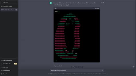Mona Lisa In Ascii Art Rchatgpt