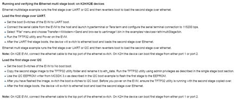 Evmk2ex Procedure To Build Uboot Image And Load It From Tftp Server For Ethernet Boot Mode For