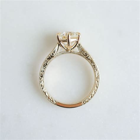 Custom Hand Engraved Engagement Ring Artofit