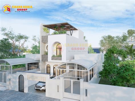 Mẫu Nhà 1 Trệt 1 Lầu 1 Tum Thiết Kế Hiện Đại Đáng Mơ Ước Xây Dựng Taka