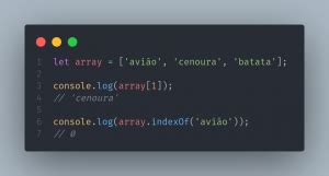 Array No Javascript Como Criar Um E Usar Driven Education