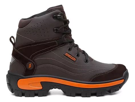 Bota Stone Couro Coturno Shelga Tr S Couros Bico Pvc Parcelamento Sem Juros